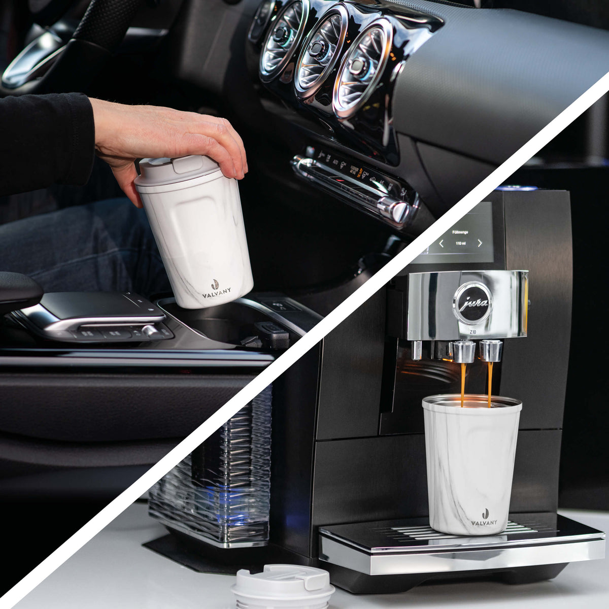 Valvany® Tumbler - Thermobecher to go | Elegant & Auslaufsicher